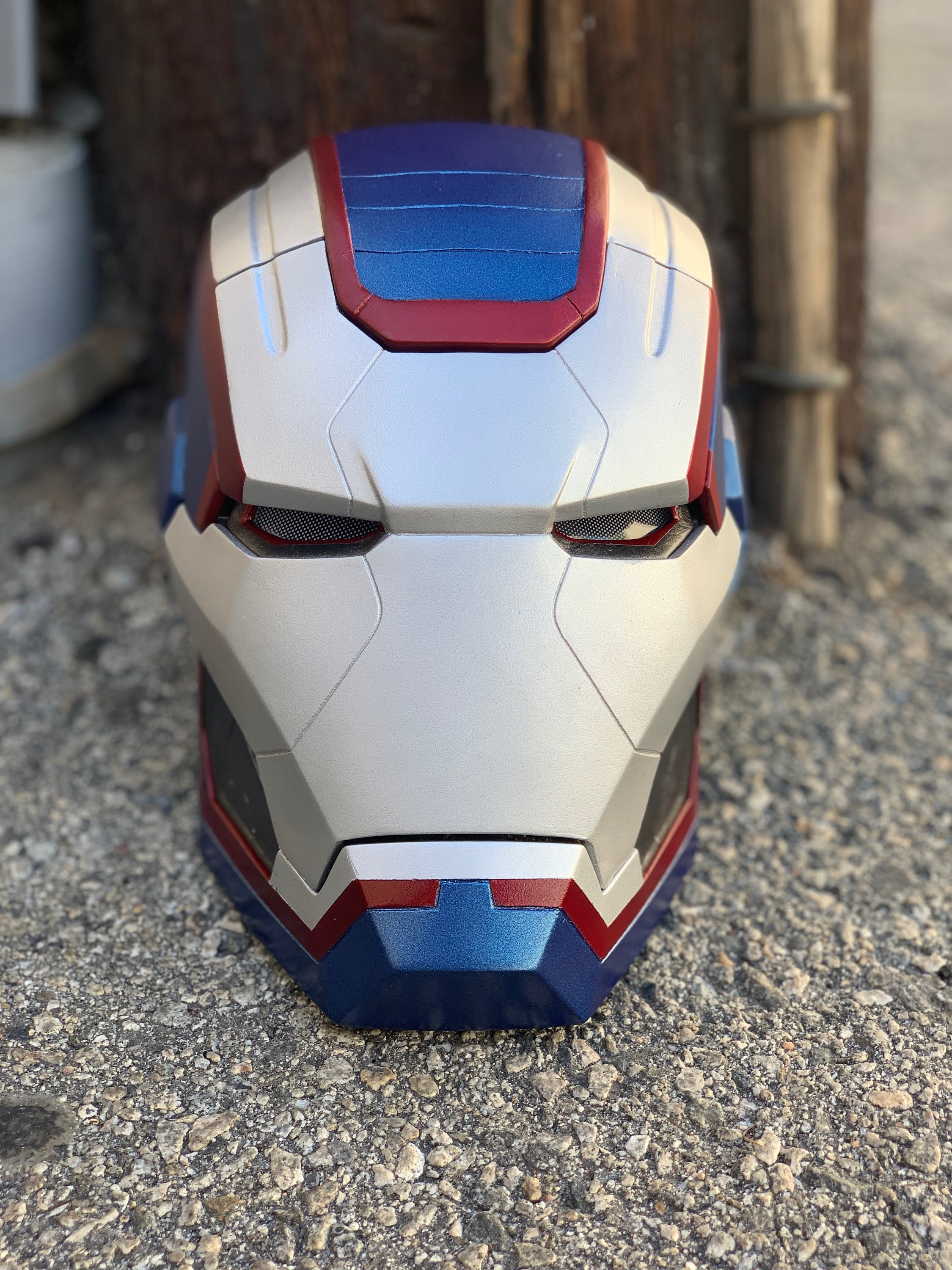 Iron Patriot Helmet - Etsy