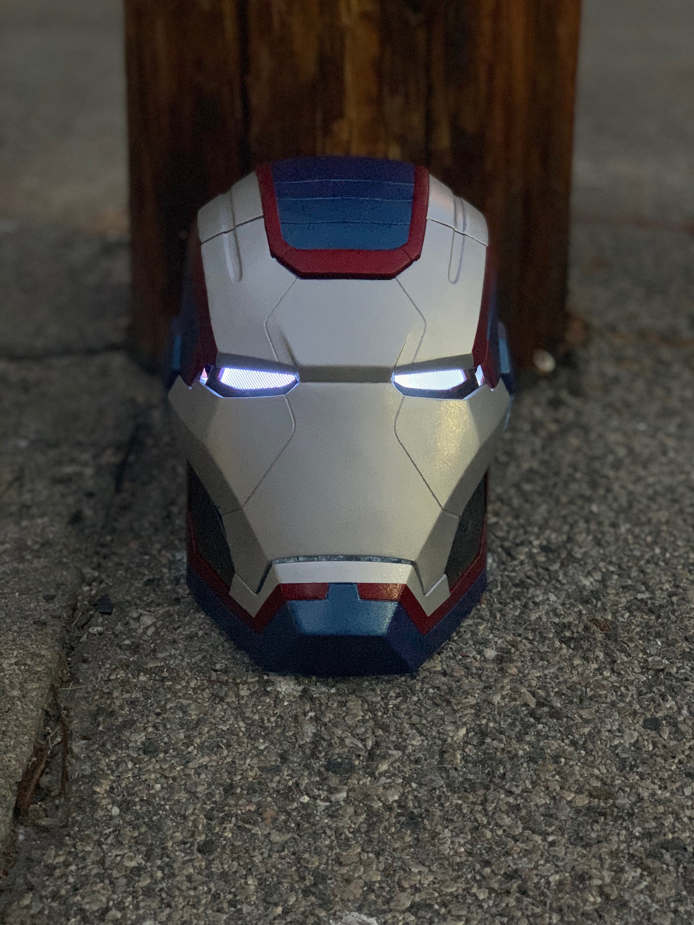 Iron Patriot Helmet - Etsy