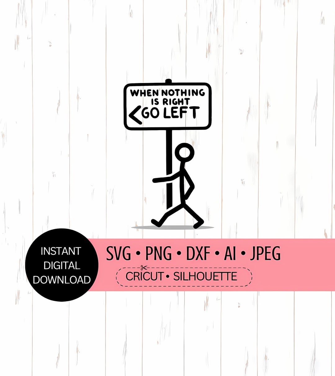 When Nothing is Right SVG | Quote Clipart | Cut File | Phrase File ...