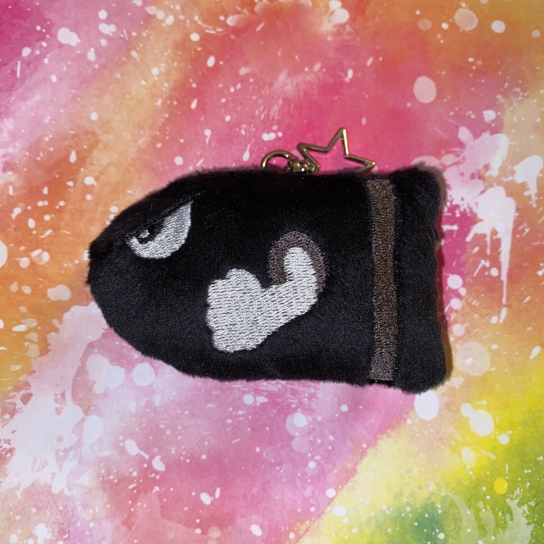 Bullet Bill Inspired Plush Keychain - Etsy