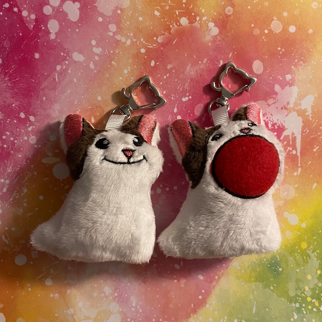 Pop Cat Meme Plush Keychain - Etsy