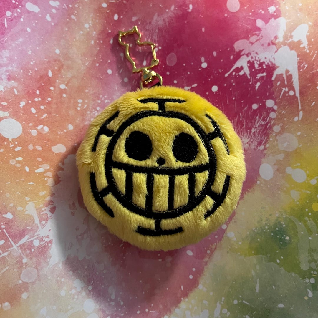 One Piece Coin Inspired Plush Keychain - Etsy