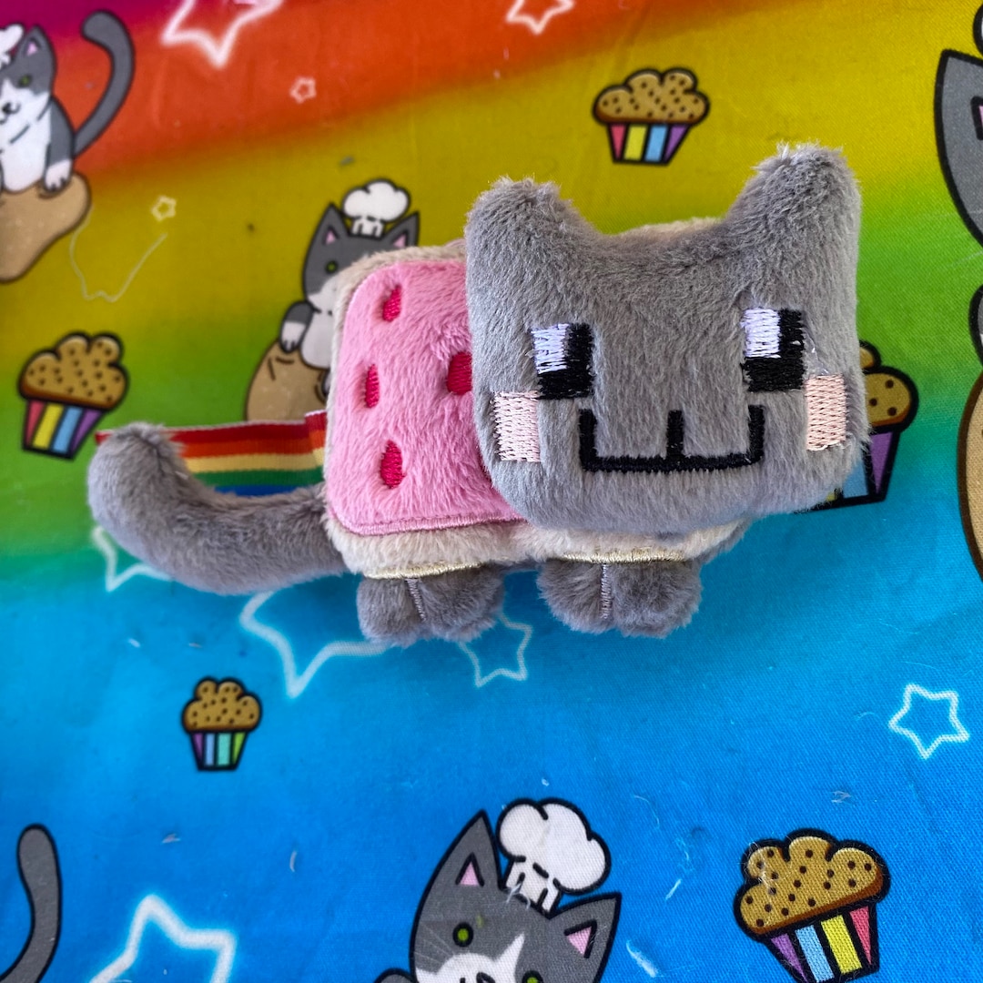 Nyan Cat Inspired Plush Keychain - Etsy