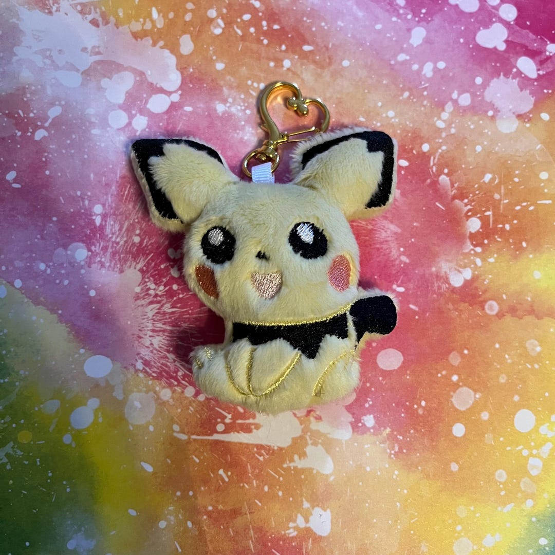 Pichu Inspired Plush Keychain - Etsy