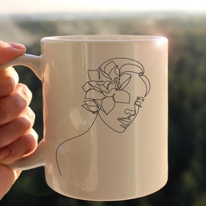 Woman Face Line Art Svg, Digital File, Woman Face Drawing Svg, Woman ...