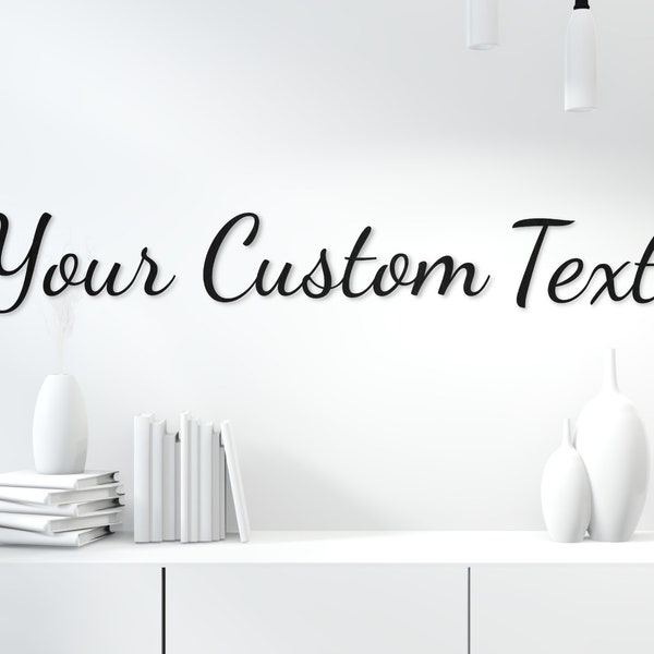 Metal Word Signs - Etsy