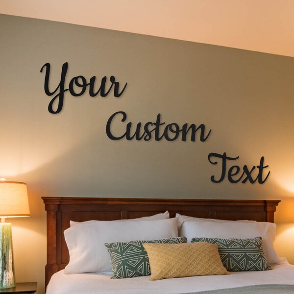 Metal Wall Words - Etsy