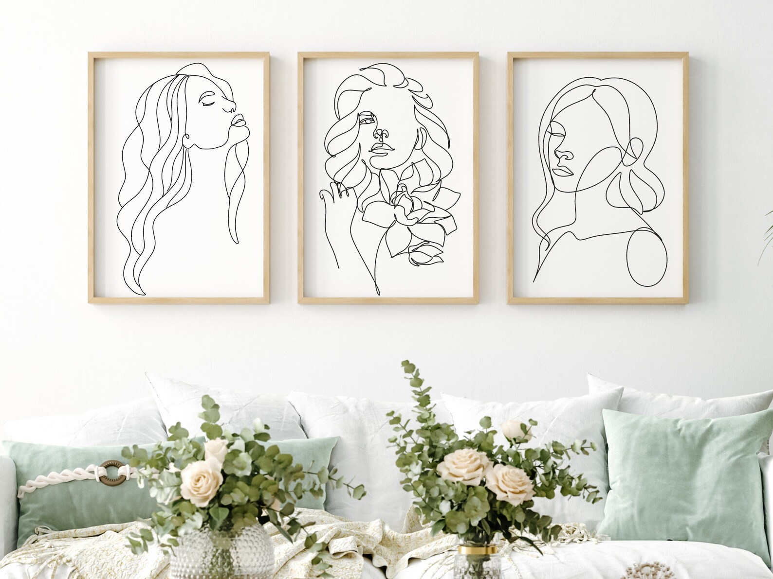 Woman Line Art Bundle Svg, Digital File, Woman Drawing Svg, Feminist ...