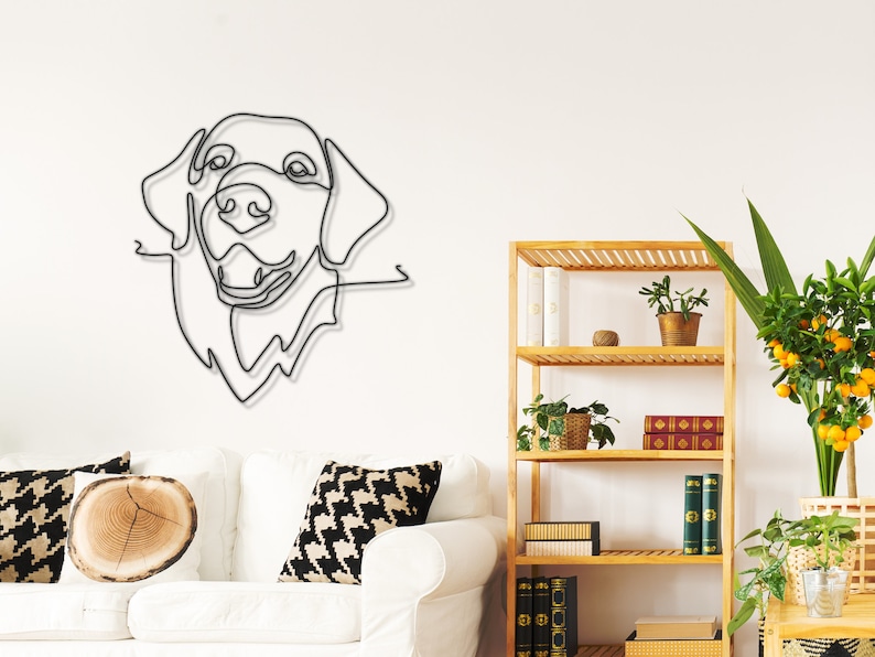 Golden Retriever Line Art Svg Digital File Dog - Etsy