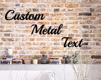 Metal Wall Words - Etsy