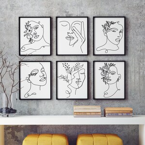 Woman Face Line Art Svg Digital File Woman Face Drawing Svg - Etsy