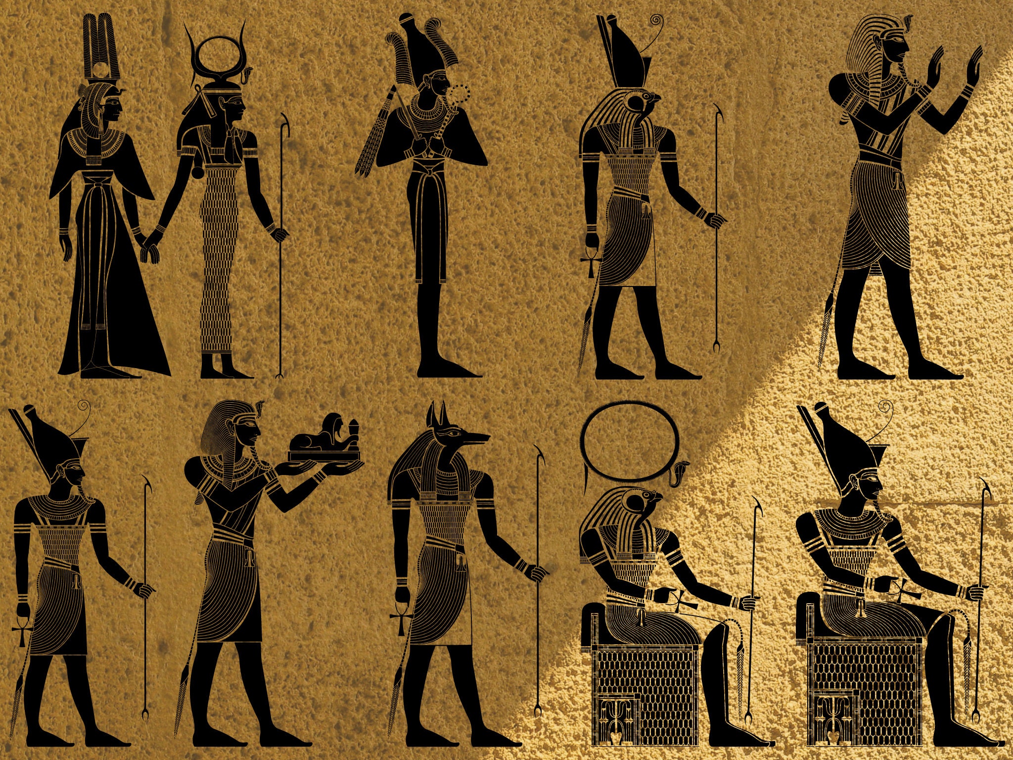 Ancient Egypt Digital Bundle, Digital File, Ancient Egypt Symbol ...