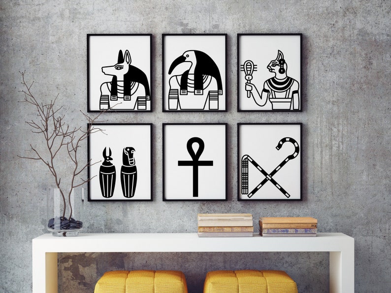 Ancient Egypt Mega Bundle Svg, Digital File, Ancient Egypt Symbol Svg, Piramide Symbol, Ankh ...