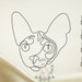 Sphynx Line Art Svg Digital File Cat Drawing Svg Cat Lover - Etsy