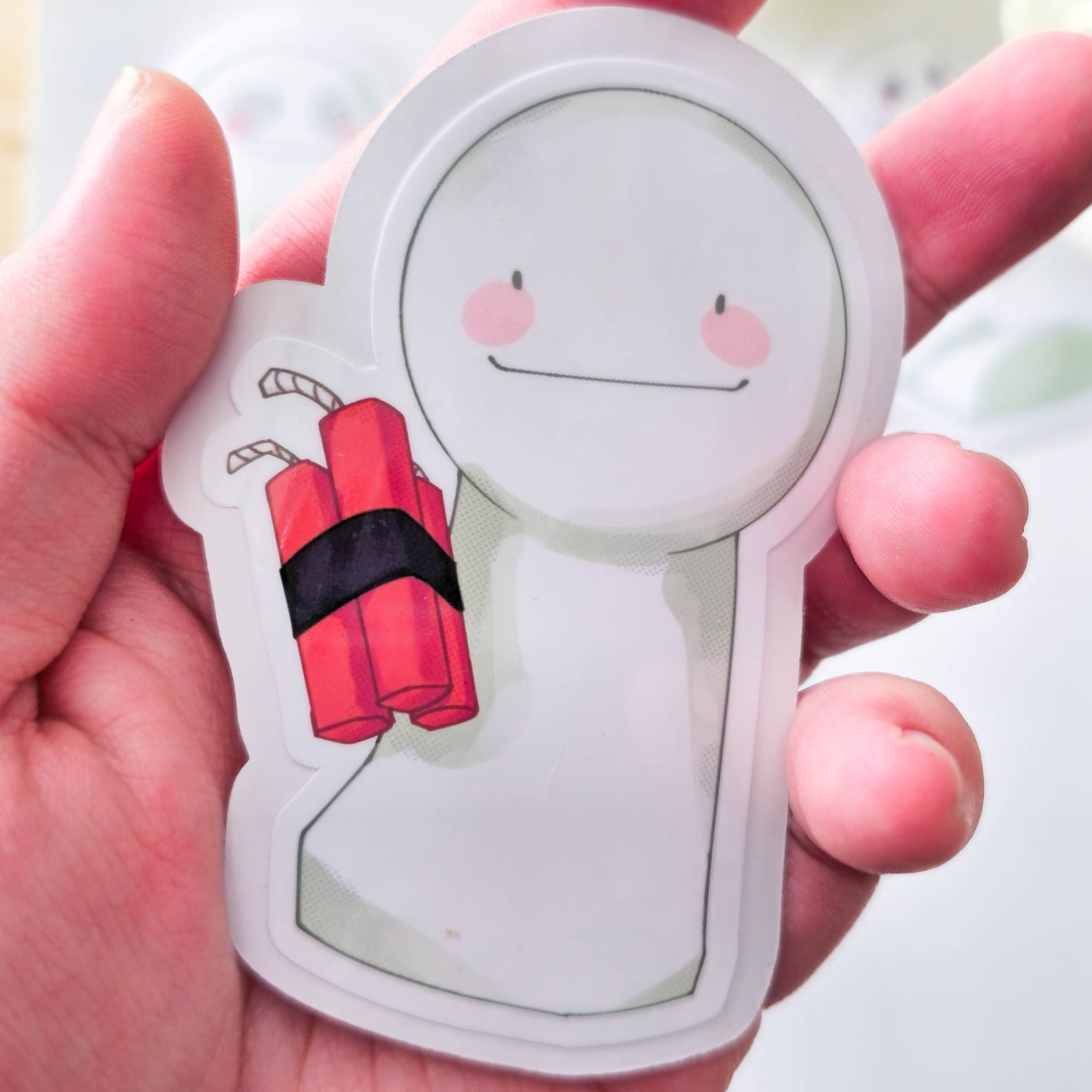 2.5 Set of Holo Dream Blob Stickers, DSMP Water Resistant Vinyl Decals ...