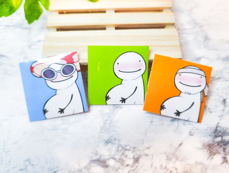 1.5 or 3 Pregnant Dream Team Blob Sticker Pack, Funny Meme Cursed WTF ...