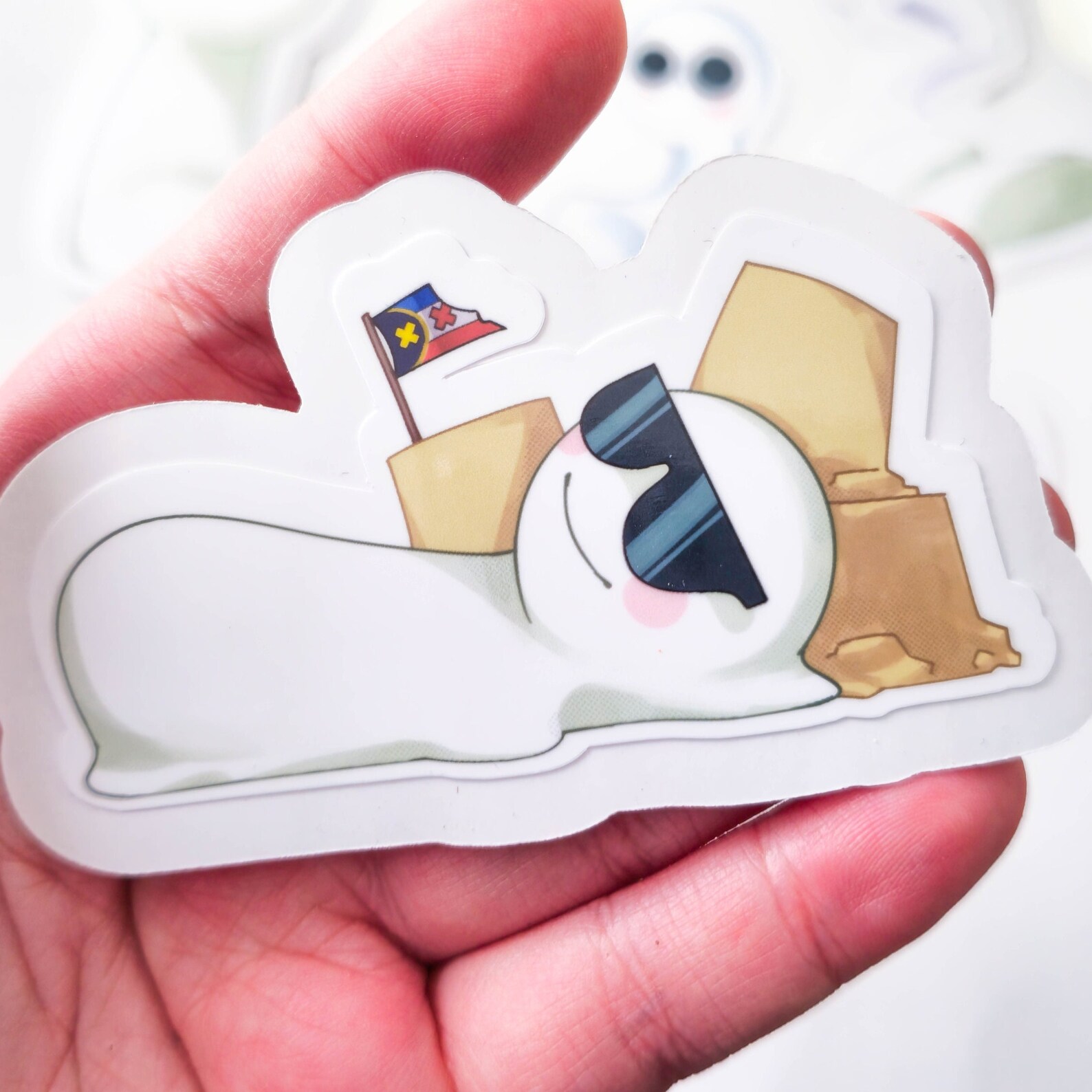 2.5 Set of Holo Dream Blob Stickers, DSMP Water Resistant Vinyl Decals ...