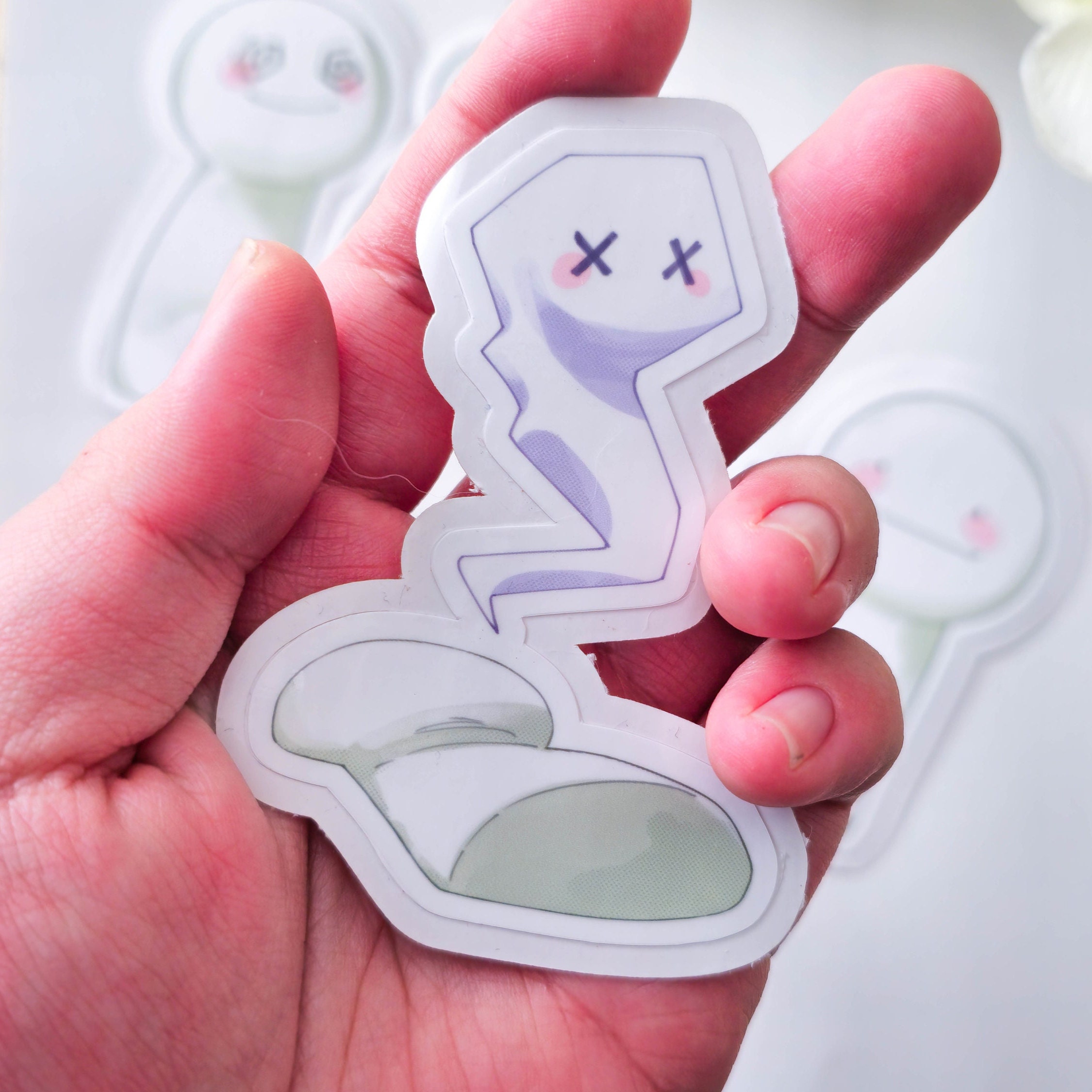 2.5 Set of Holo Dream Blob Stickers, DSMP Water Resistant Vinyl Decals ...