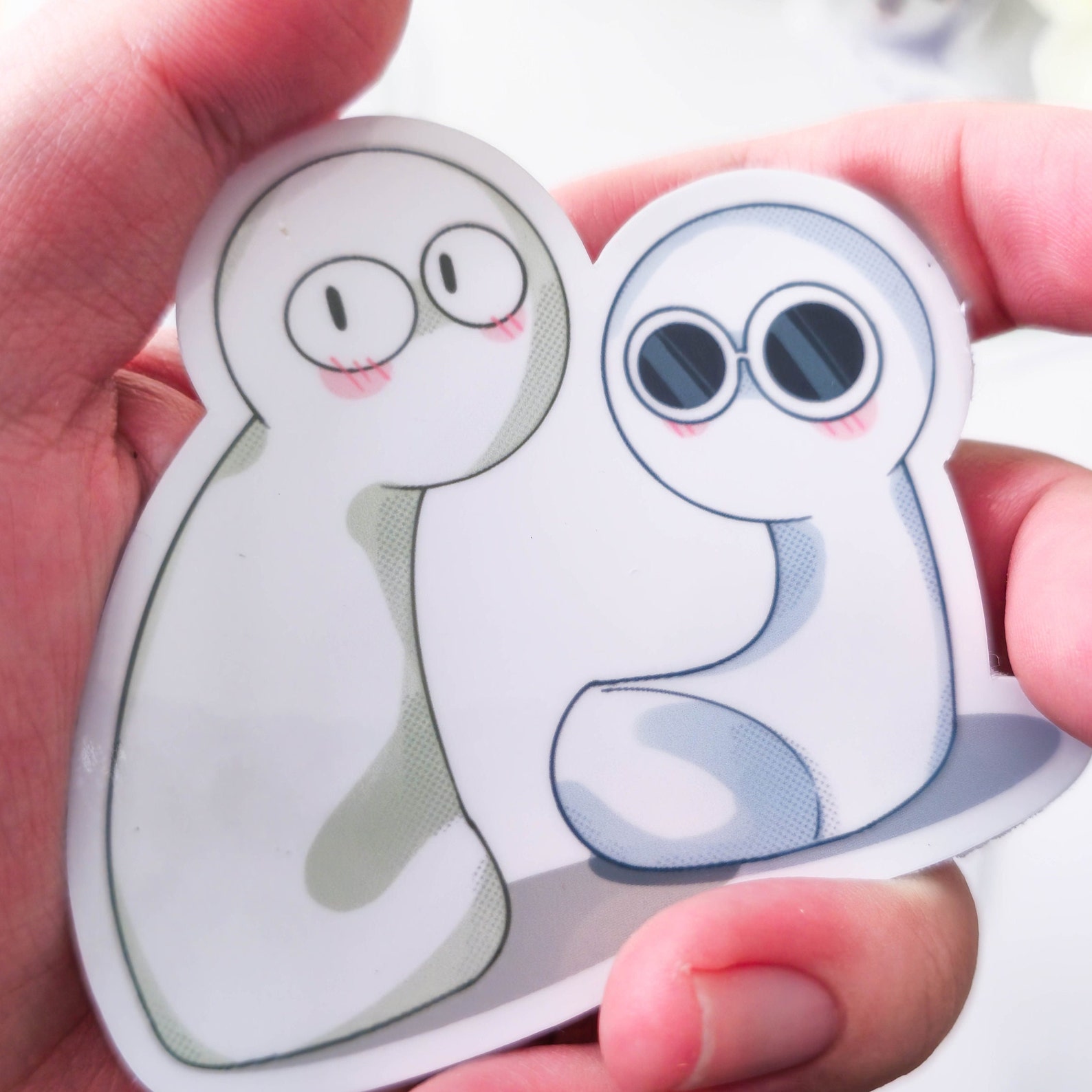 2.5 Set of Holo Dream Blob Stickers, DSMP Water Resistant Vinyl Decals ...