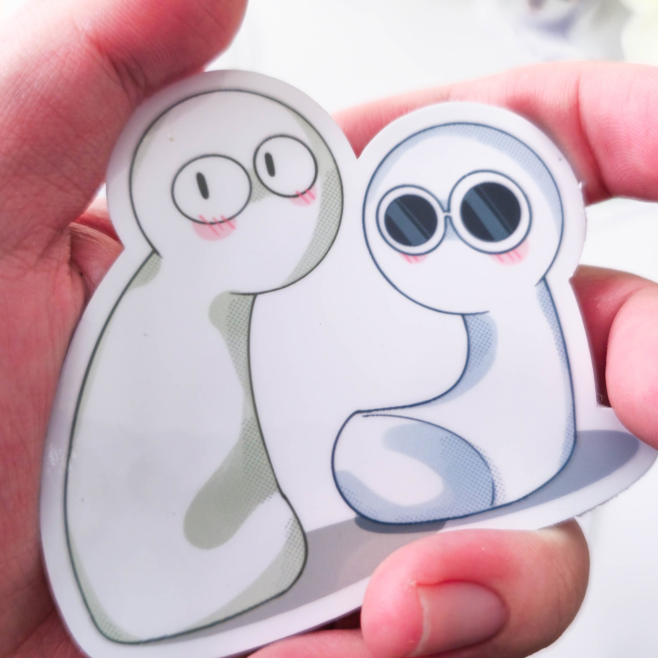 2.5 Set of Holo Dream Blob Stickers, DSMP Water Resistant Vinyl Decals ...