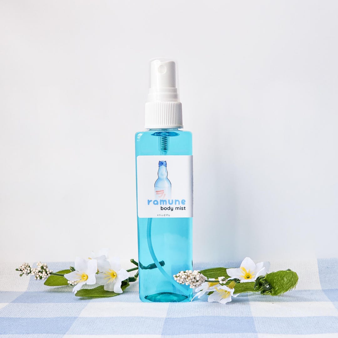 Ramune Soda Body Spray, Asian Inspired Body Mist, 4 Fl Oz Pump Bottle ...