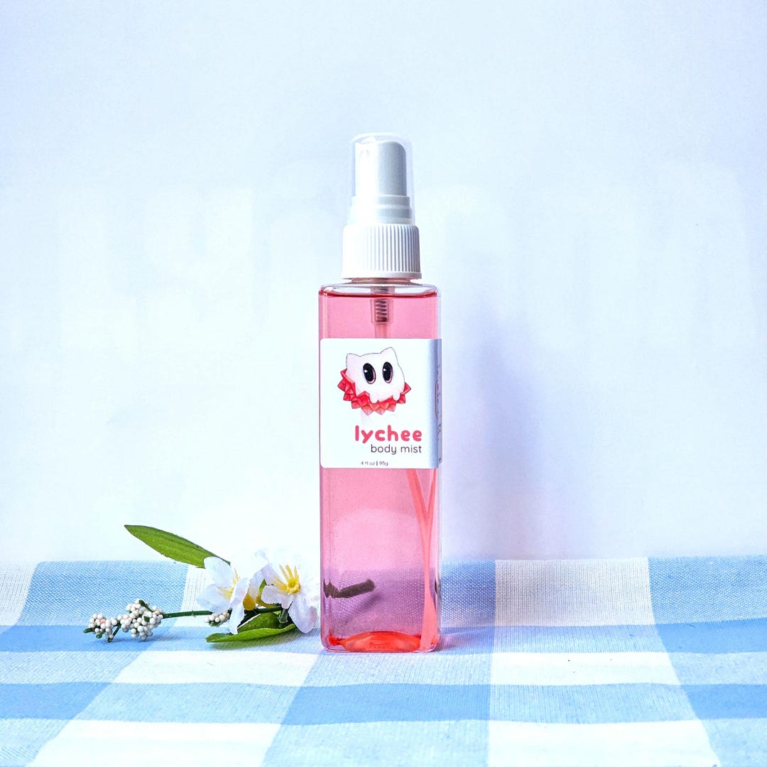 Lychee Jelly Body Spray, Asian Inspired Body Mist, 4 Fl Oz Spray Bottle ...