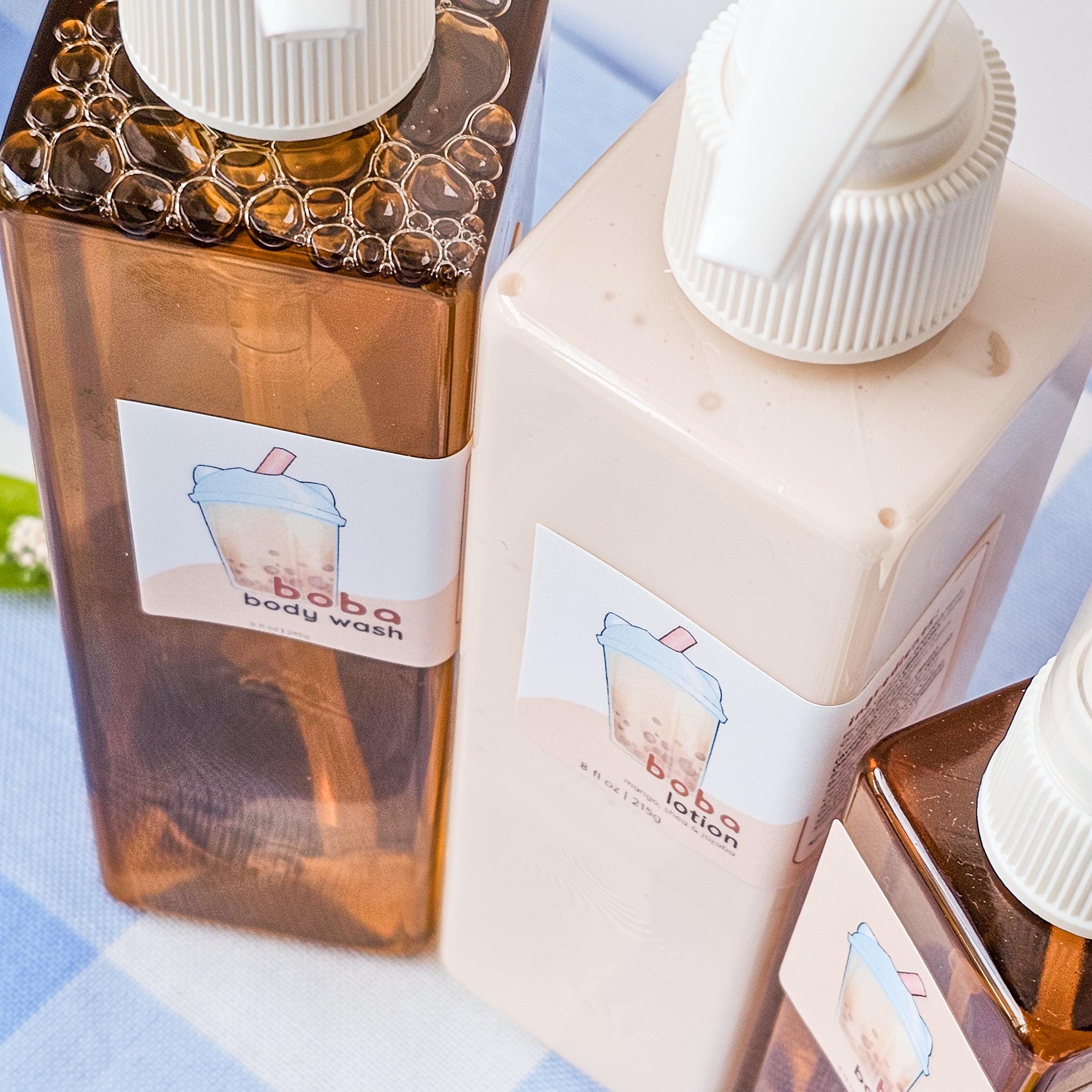 Brown Sugar Boba Self Care Bath Bundle With Lotion, Body Wash, and Body ...