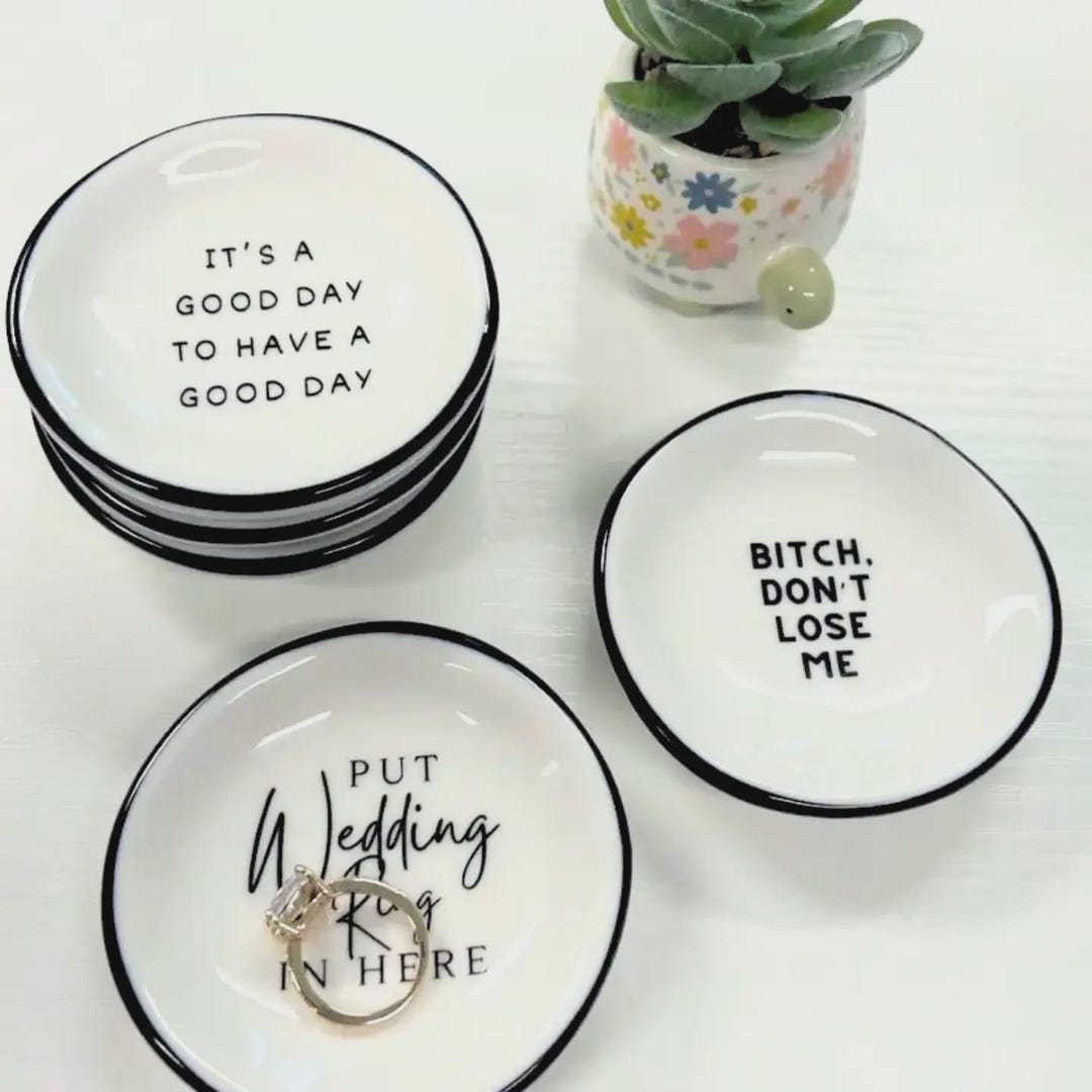 Cute & Sassy Ring Dish - Etsy