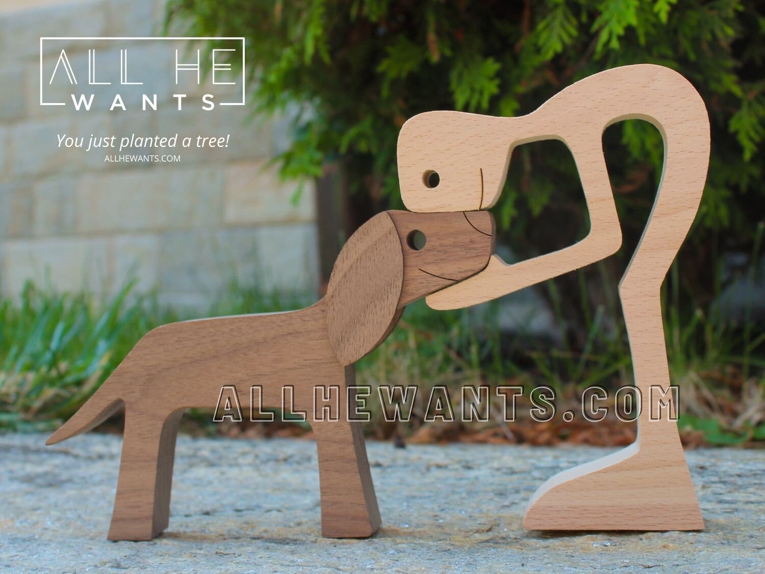 His Boy Personalized Wooden Gift for Dog Lovers Gift for - Etsy