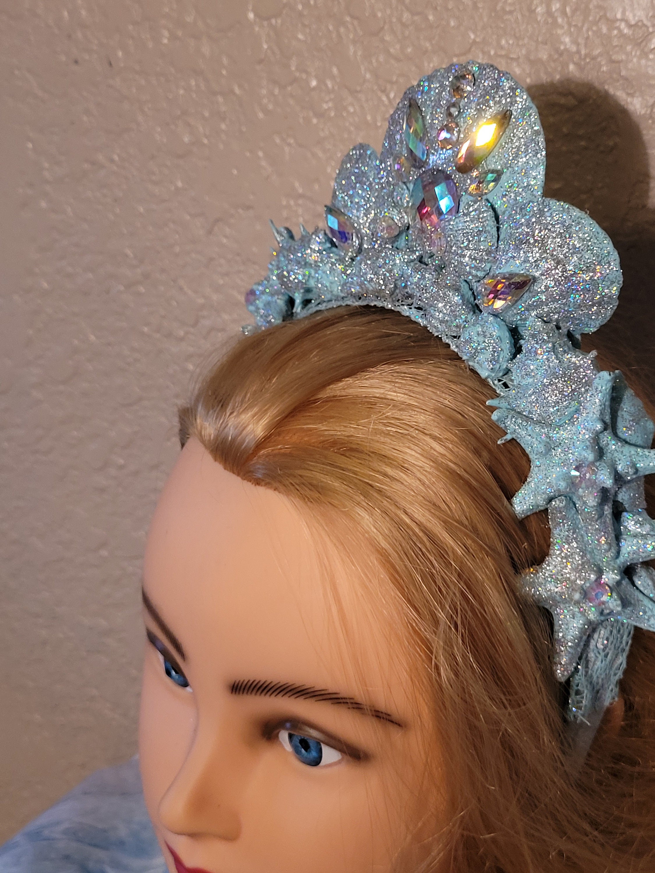 Mermaid Seashell Crown.siren Headband for Halloween Costume or Cosplay ...