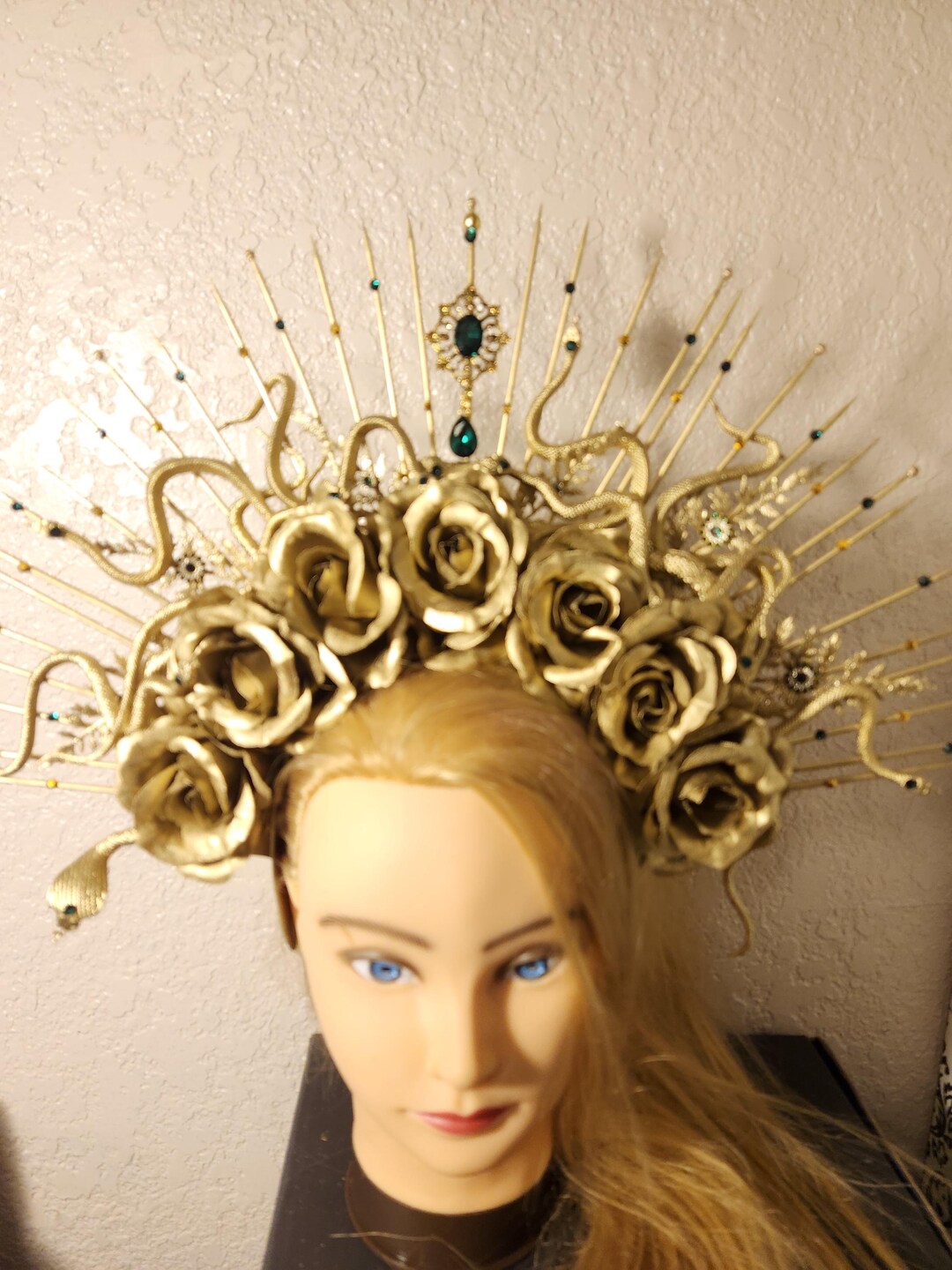 Medusa Headpiece.gothic Gorgon Snake Crown.halloween Costume,cosplay ...
