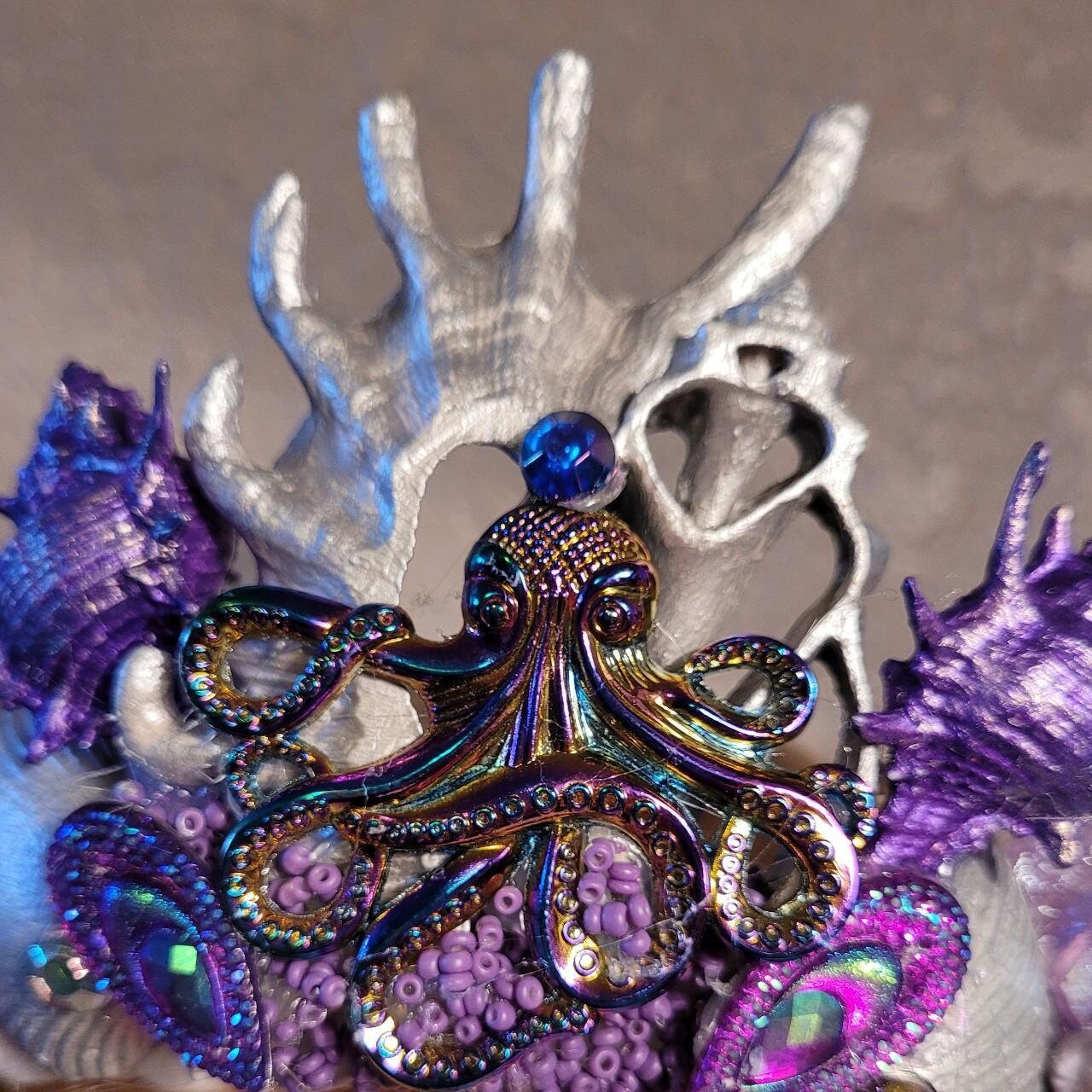 Mermaid Crown.seashell Costume Headpiece.siren Crown With - Etsy