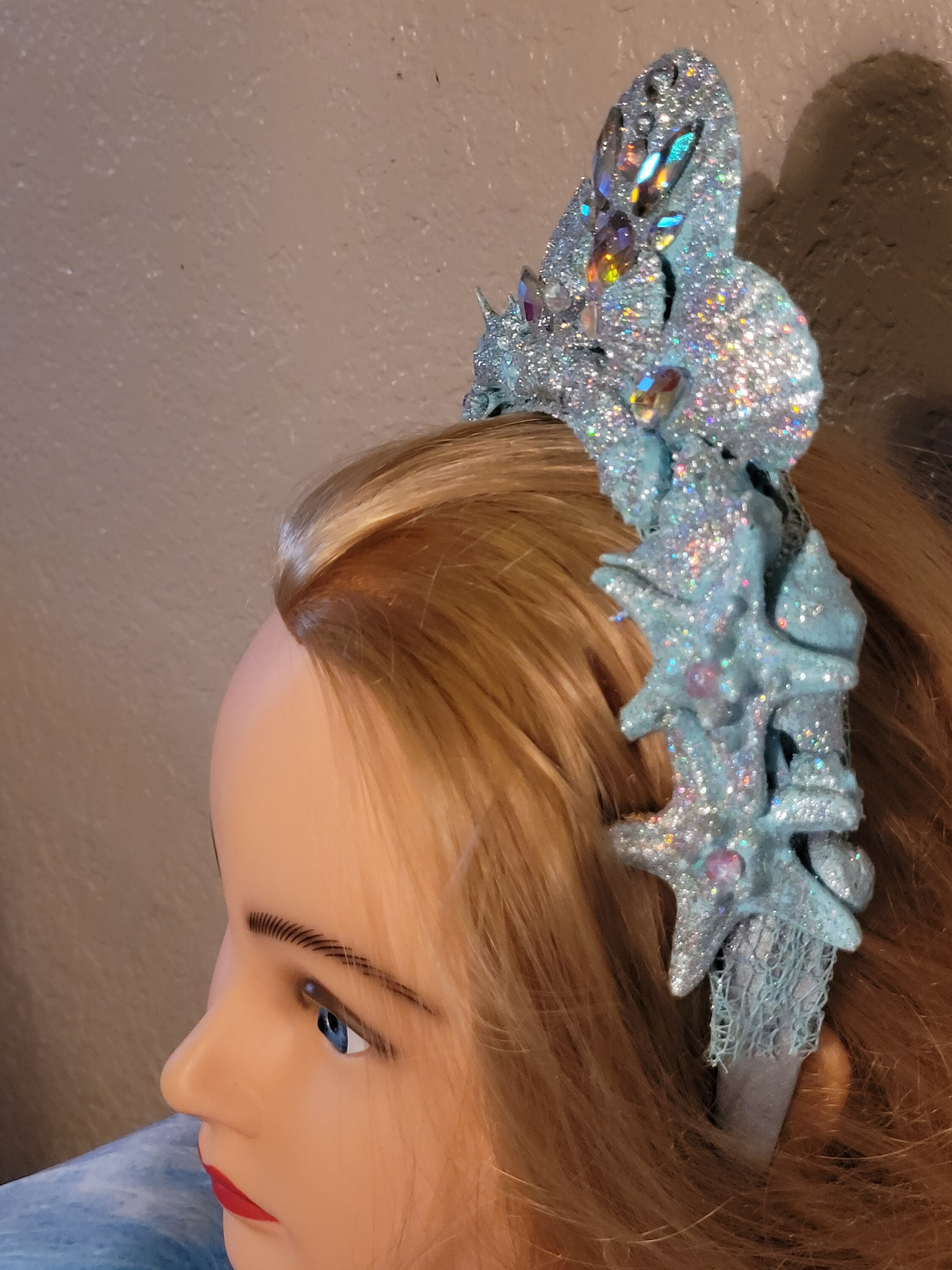 Mermaid Seashell Crown.siren Headband for Halloween Costume or Cosplay ...