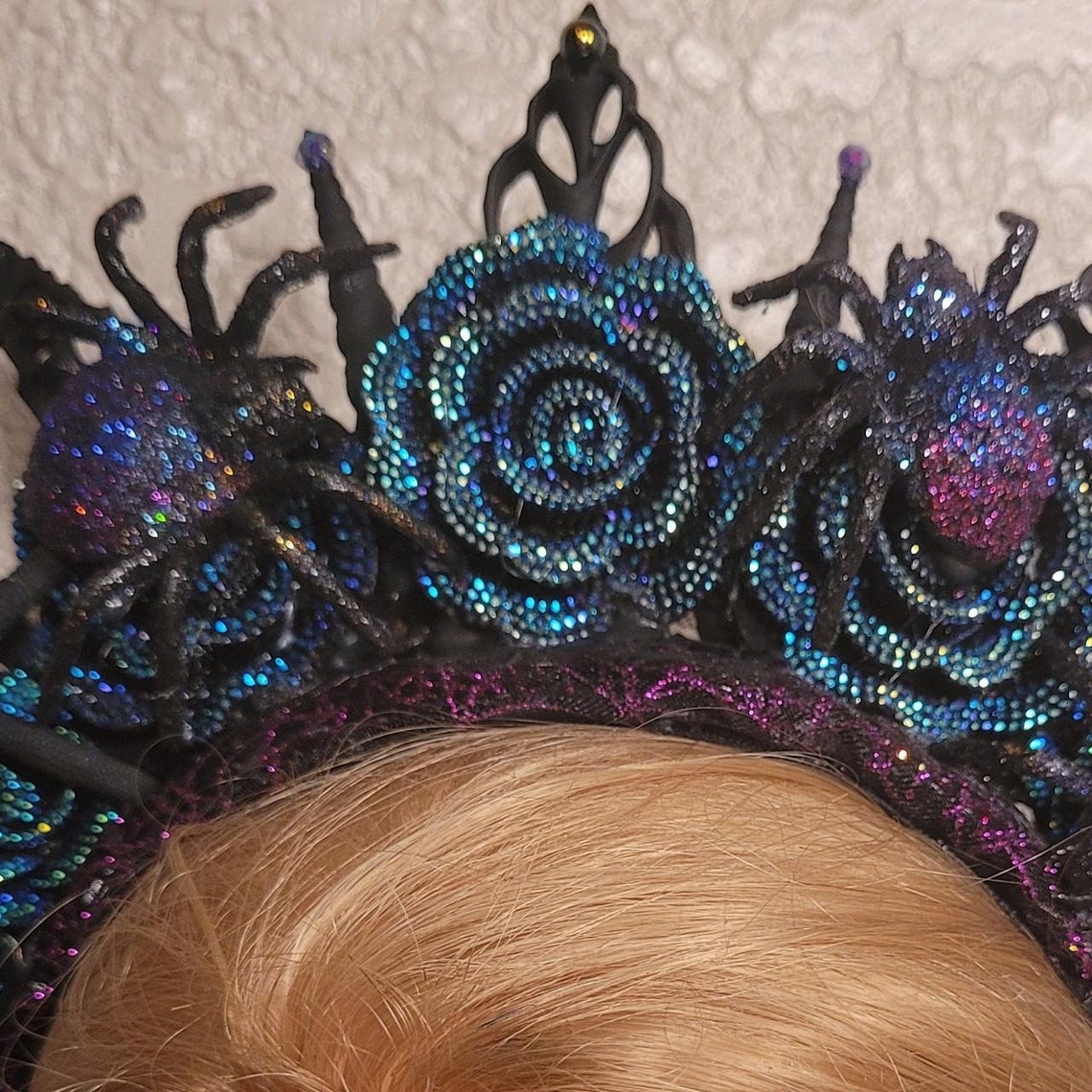 Mermaid Seashell Crown.dark Siren Headband.mermaid Costume Headpiece ...