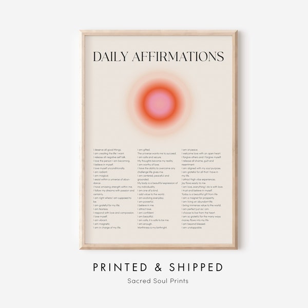Affirmation Art - Etsy