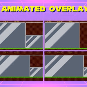 Sonic Twitch Stream Pack | Animated Old School Retro Pixel Inspired ...