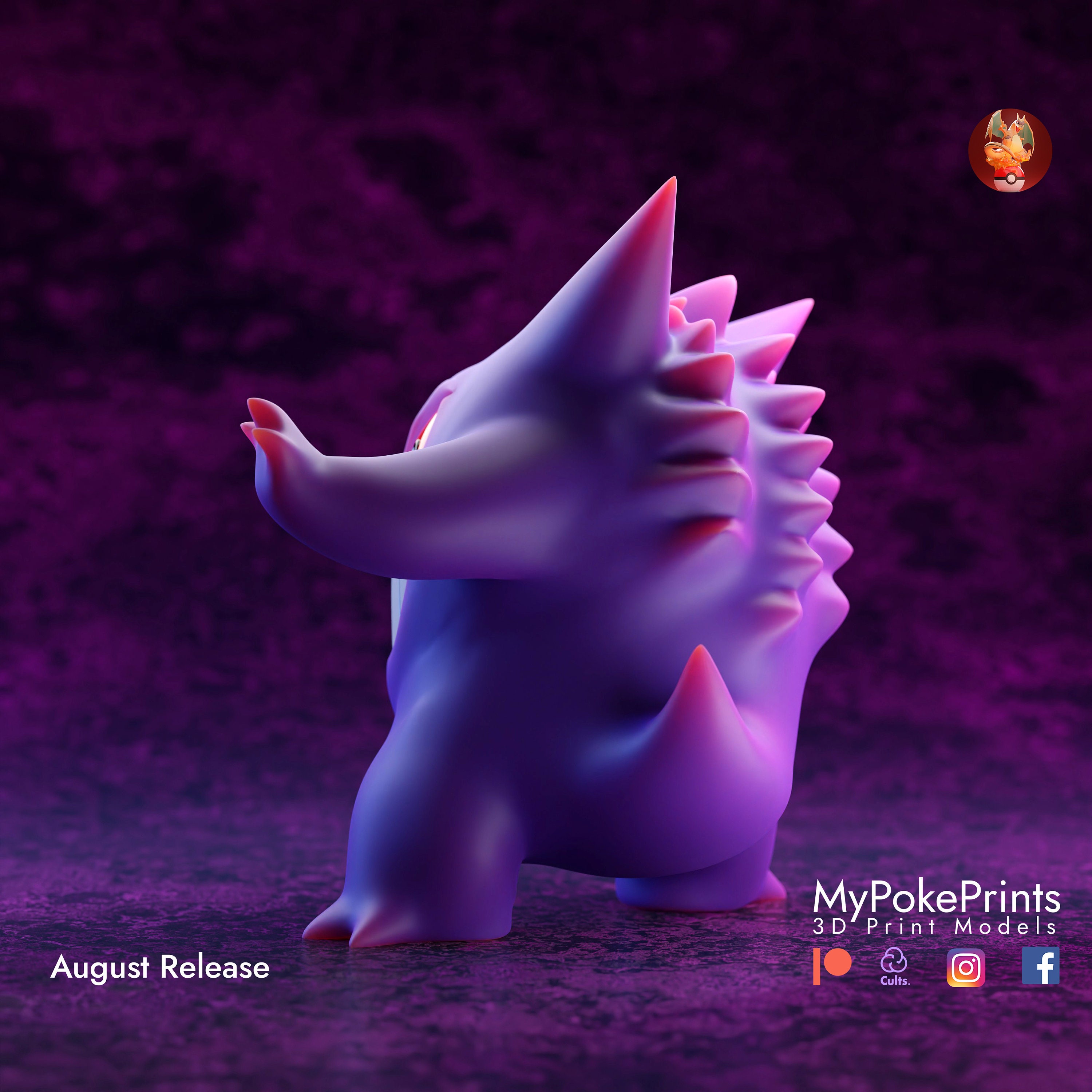 Gengar 3D STL - Etsy