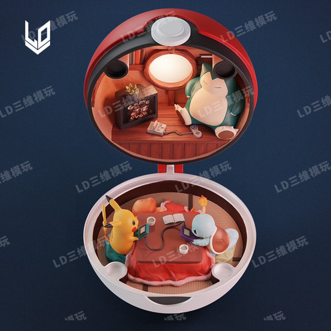 Pokemon Ball Resin 3D STL - Etsy