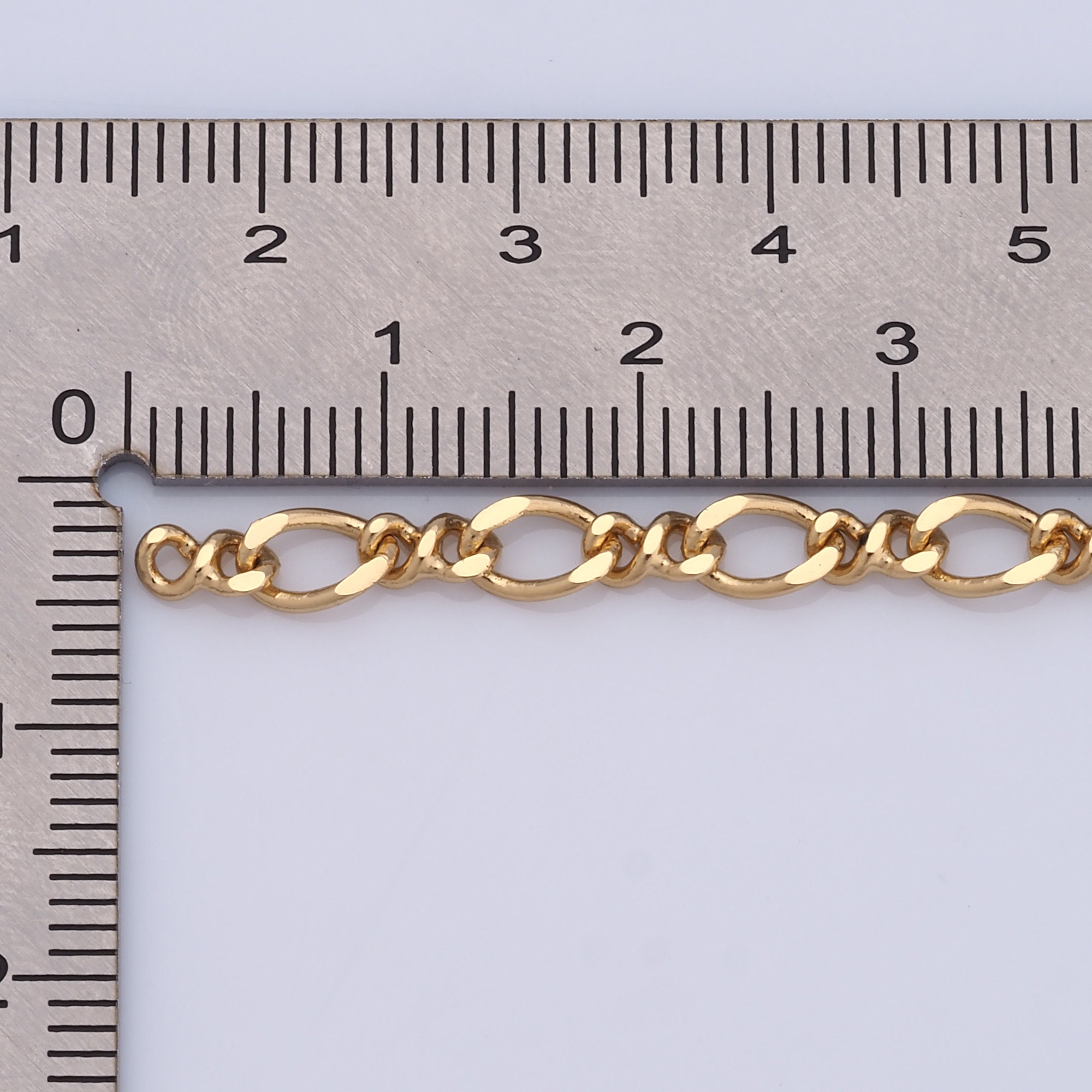 Gold Figure 8 Chain, 18K Gold Filled Semi Finished Chain, Specialty ...