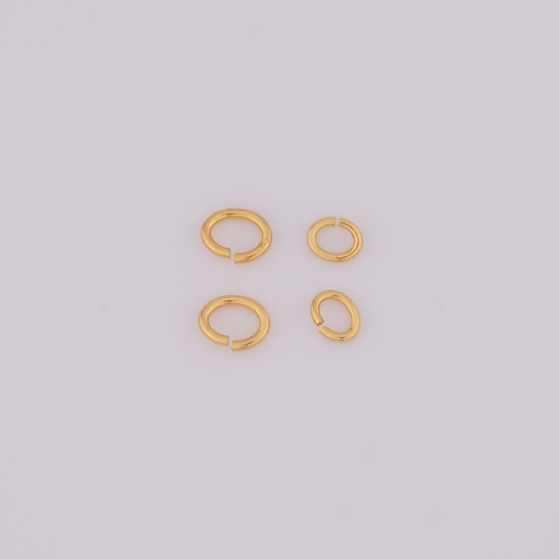 50 Pcs 18K Gold Filled Open Jump Rings,round Jump Rings,gold Jump Rings ...