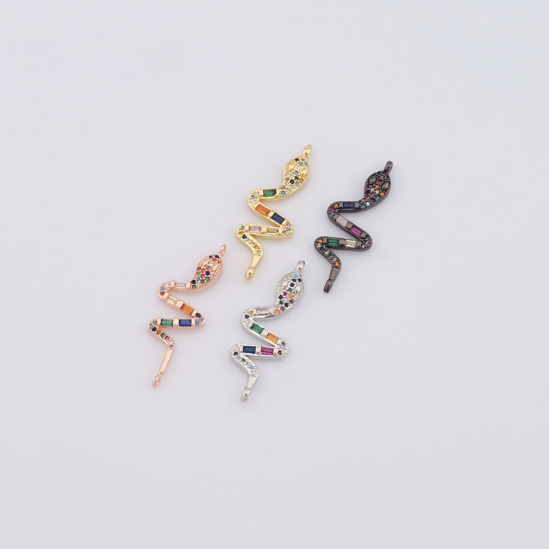 1 Pcs Gold Snake Connector,18k Gold Filled Snake Connector,snake ...