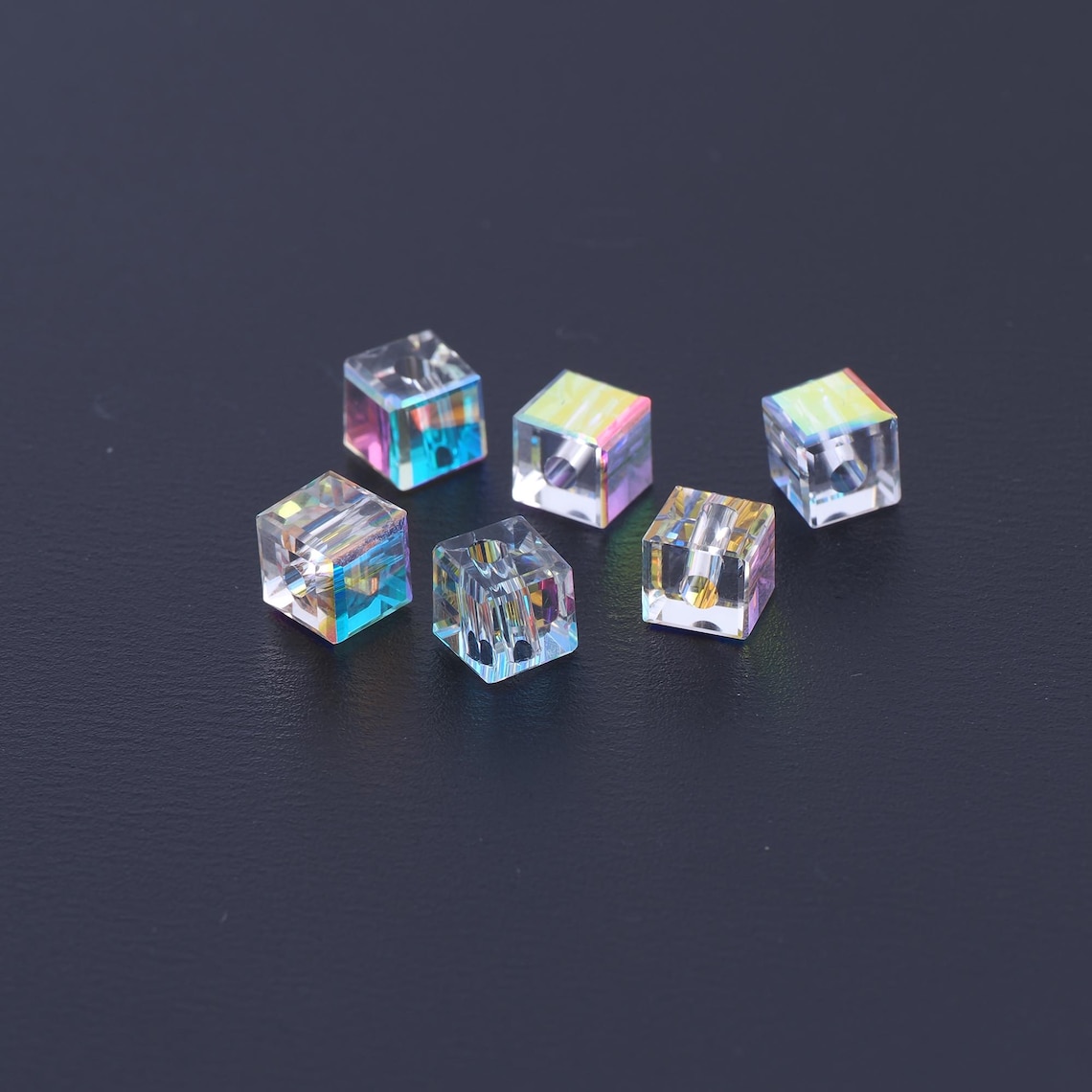 1 Pcs Cube Crystal Beads,austrian Crystal,made in Austria DIY Bracelet ...