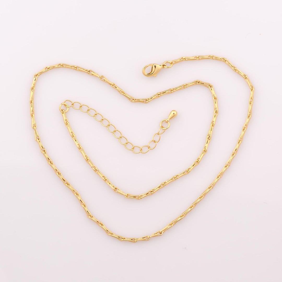 1 Str Gold Figure 8 Necklace,18k Gold Filled Chain Necklace,adjustable ...