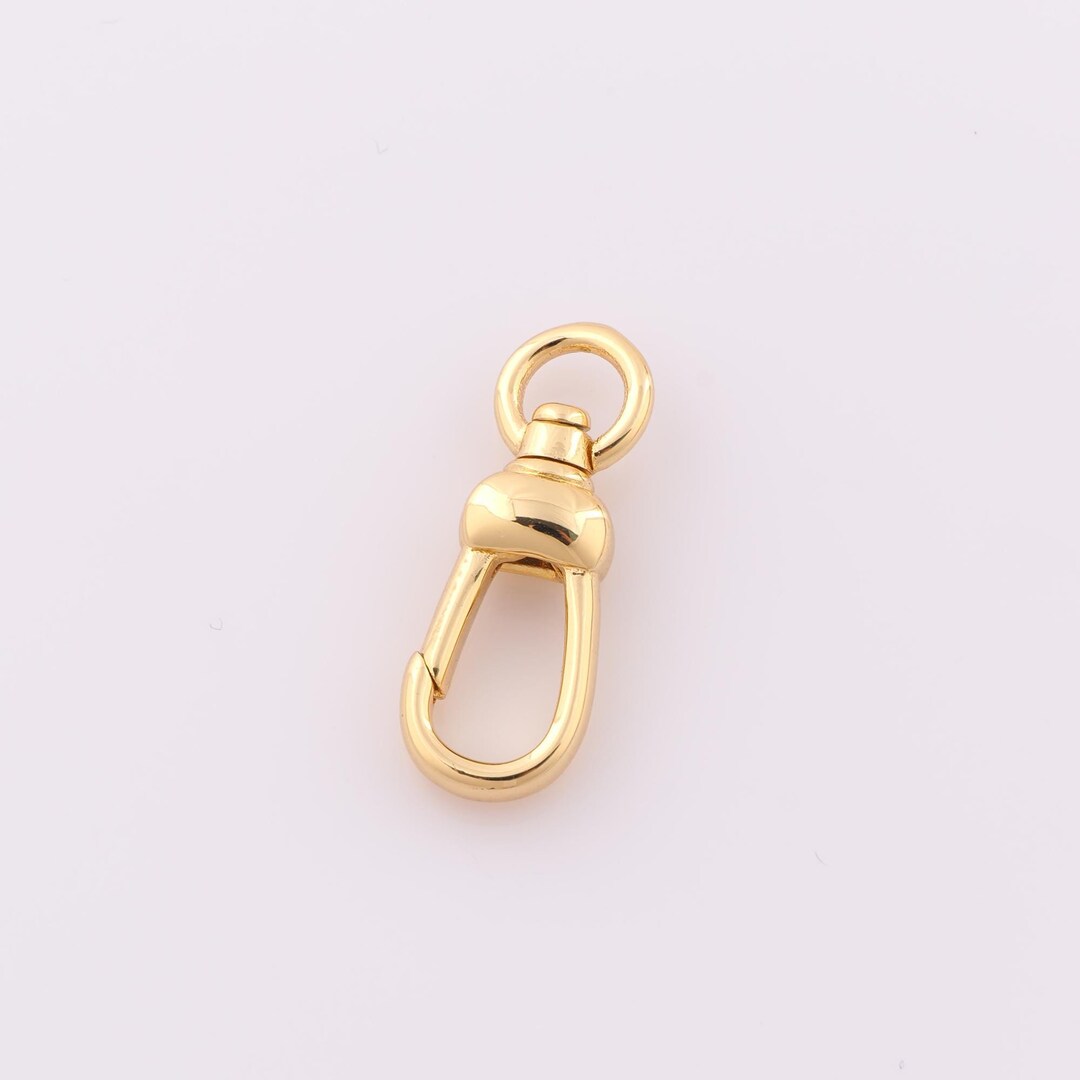 1 Pcs Gold Snap Clasp,18k Gold Filled Push Door Clasp,snap Clasp for ...