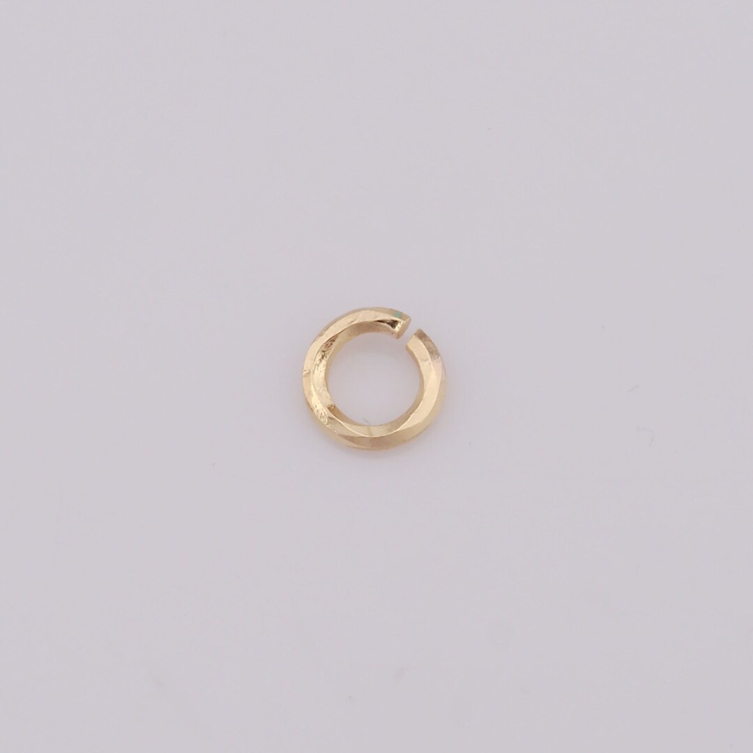 10 Pcs 18K Gold Filled Open Jump Rings,thick Gold Jump Rings,thick Gold ...