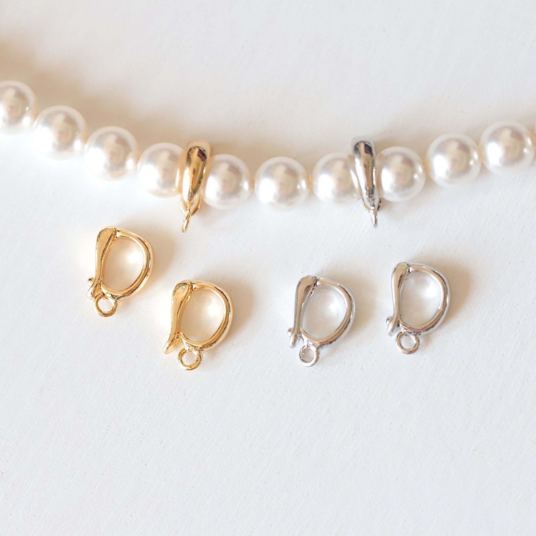 Gold Clasp, D Shape Clasps, 14K Gold Plated, Basic Accessories for ...