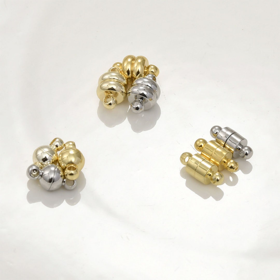 Mini Round Gold Magnetic Clasps,hamburger Magnetic Clasps,suction ...