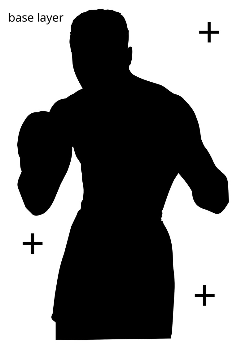 Muhammad Ali Stencil Templates | Print and Cut | Digital Download ...