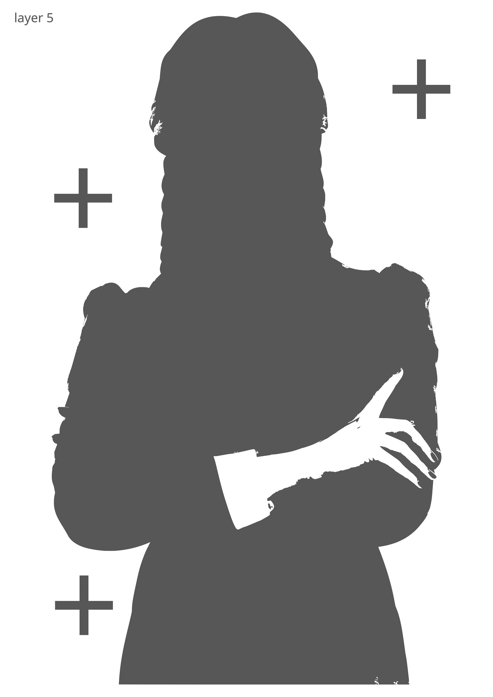 Wednesday Addams Stencil Templates | Print and Cut | Digital Download ...