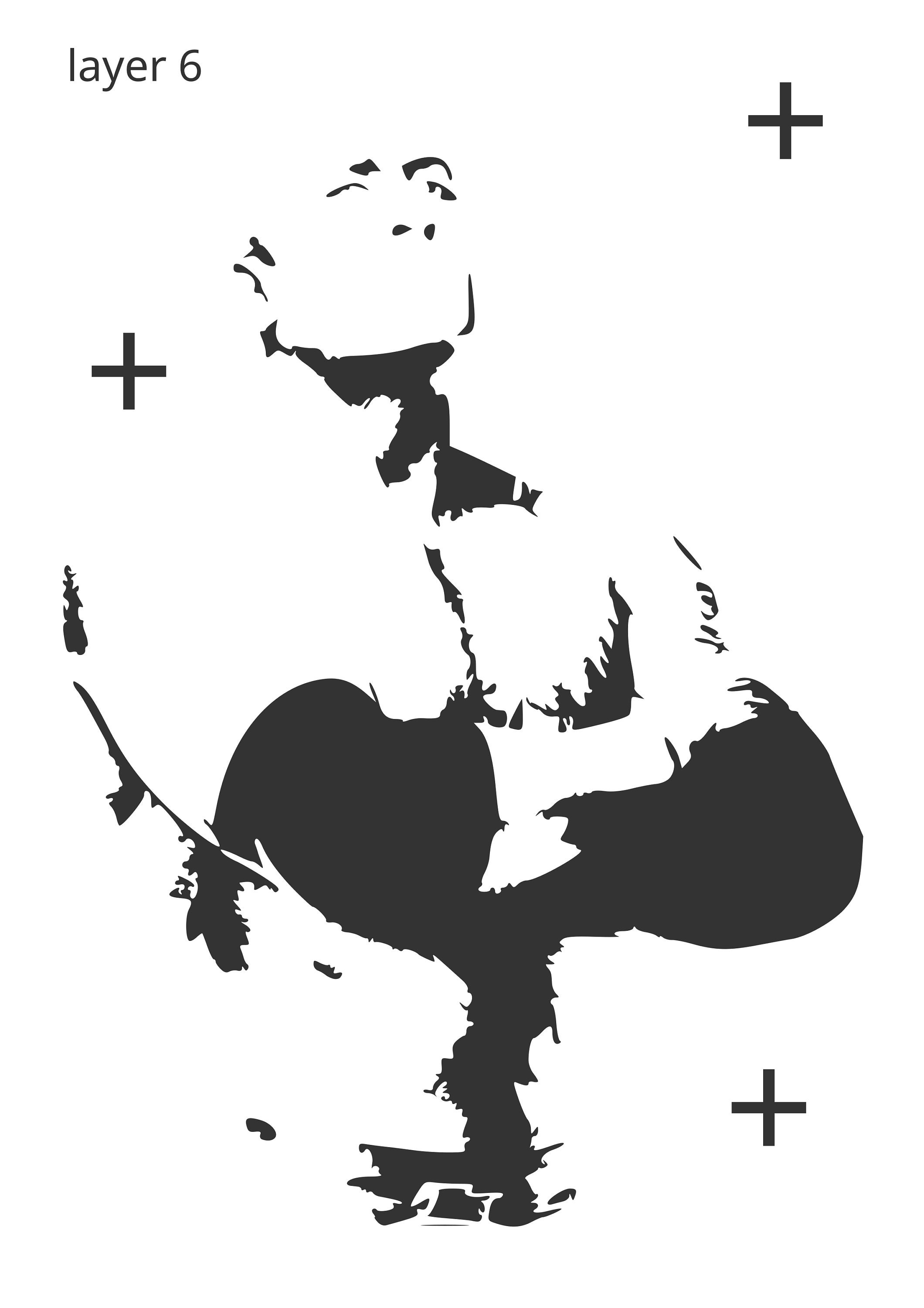 The Rock Stencil Templates | Print and Cut | Digital Download | Arts ...